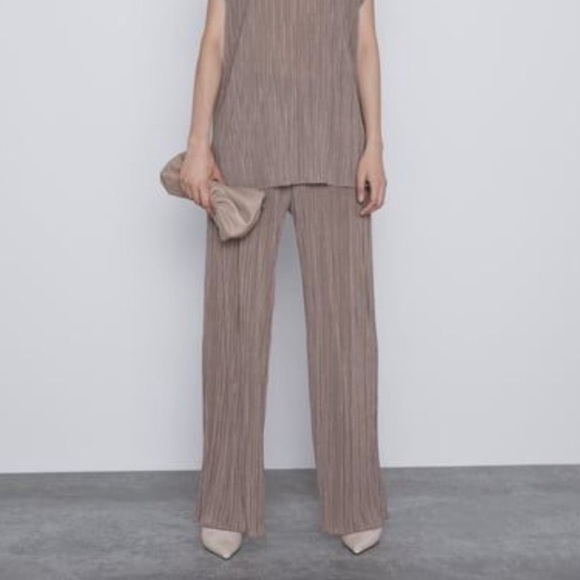 Zara | Pants & Jumpsuits | Zara Pleated Pants | Poshmark